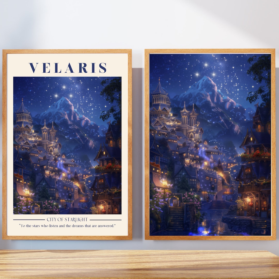 Velaris Print Digital Download Acotar Art Print Printable Night Court ...