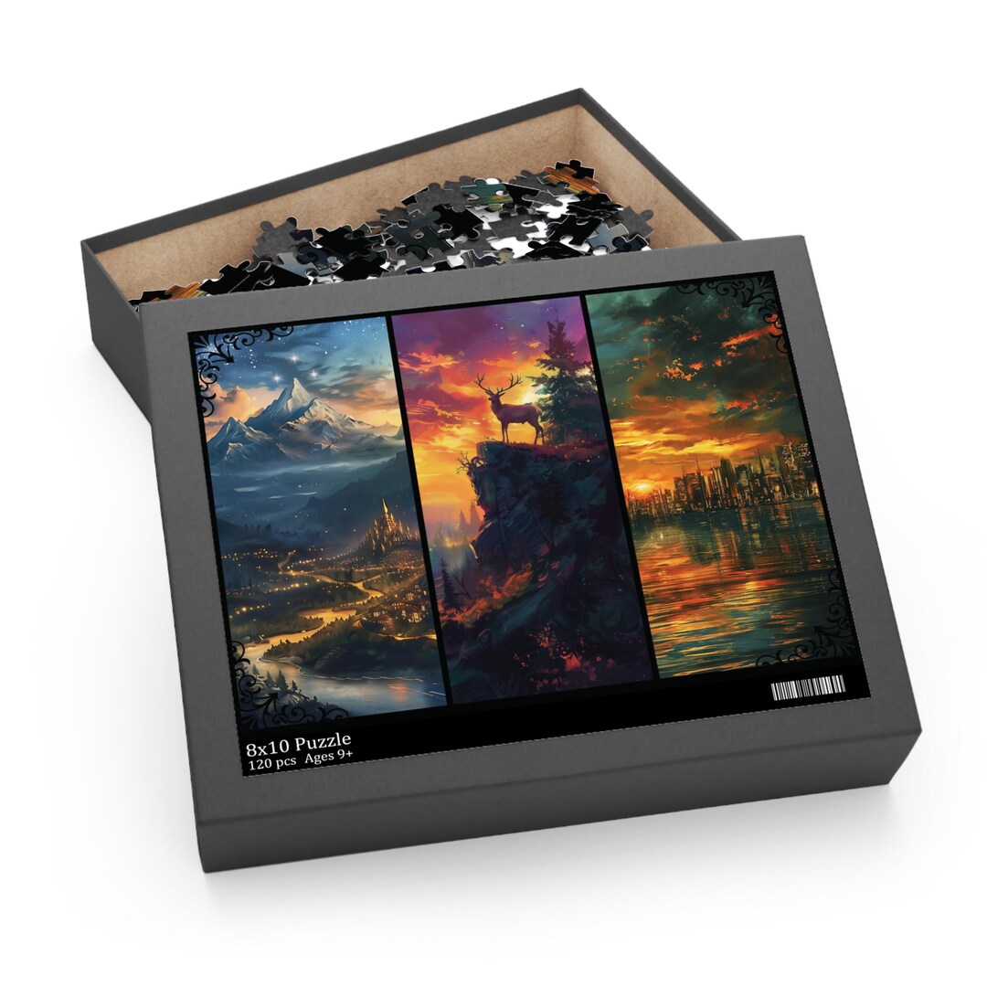 Acotar Maasverse Puzzle of Velaris, Terrasen, and Lunathion, ACOTAR ...