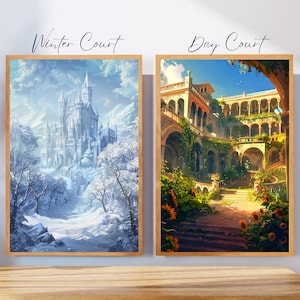 Acotar Prythian Courts Gallery Wall Art, Acomaf Art Digital Print ...
