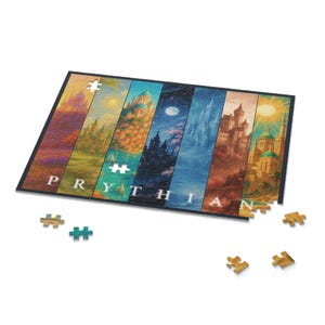 Prythian Courts Picture Puzzle, ACOTAR Puzzle, Night Court, Velaris ...
