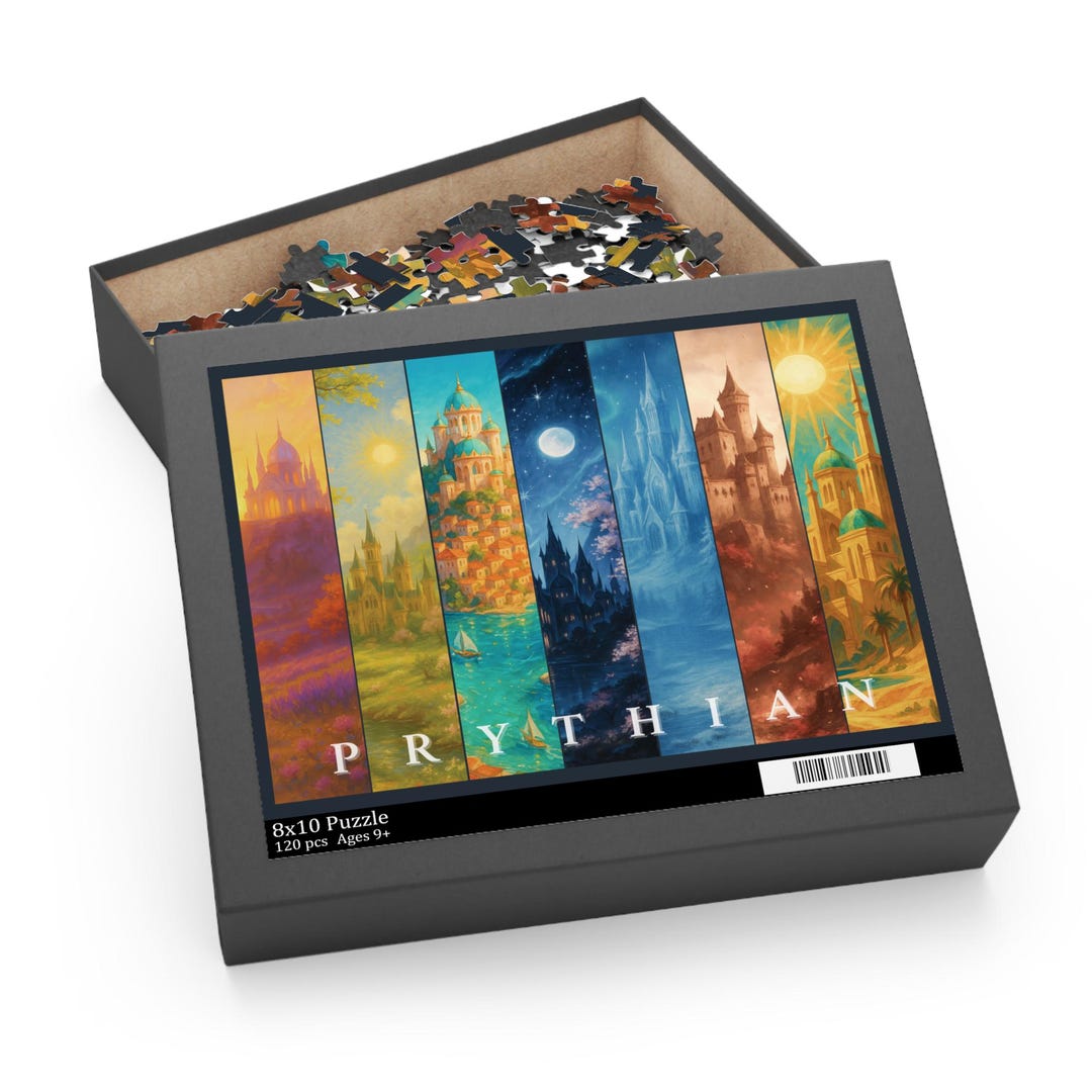 Prythian Courts Picture Puzzle, ACOTAR Puzzle, Night Court, Velaris ...