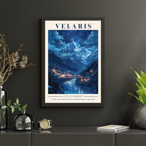 Velaris Art Print Digital Download Acotar Printable Night Court Print ...