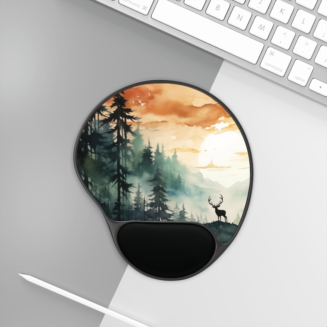 Throne of Glass Inspired Mouse Pad With Wrist Rest Woodland Ergonomic ...