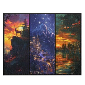 Maasverse Puzzle of Velaris, Terrasen, and Lunathion, ACOTAR Puzzle ...