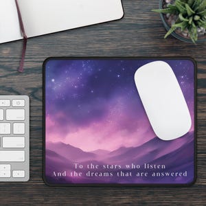 Acotar Desk Mat Velaris Deskmat Night Court Custom Bookish Mouse Pad ...