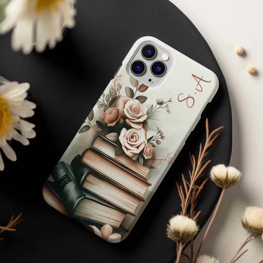 Custom Bookish Phone Case Personalized iPhone 16 14 13 12 11 Samsung ...