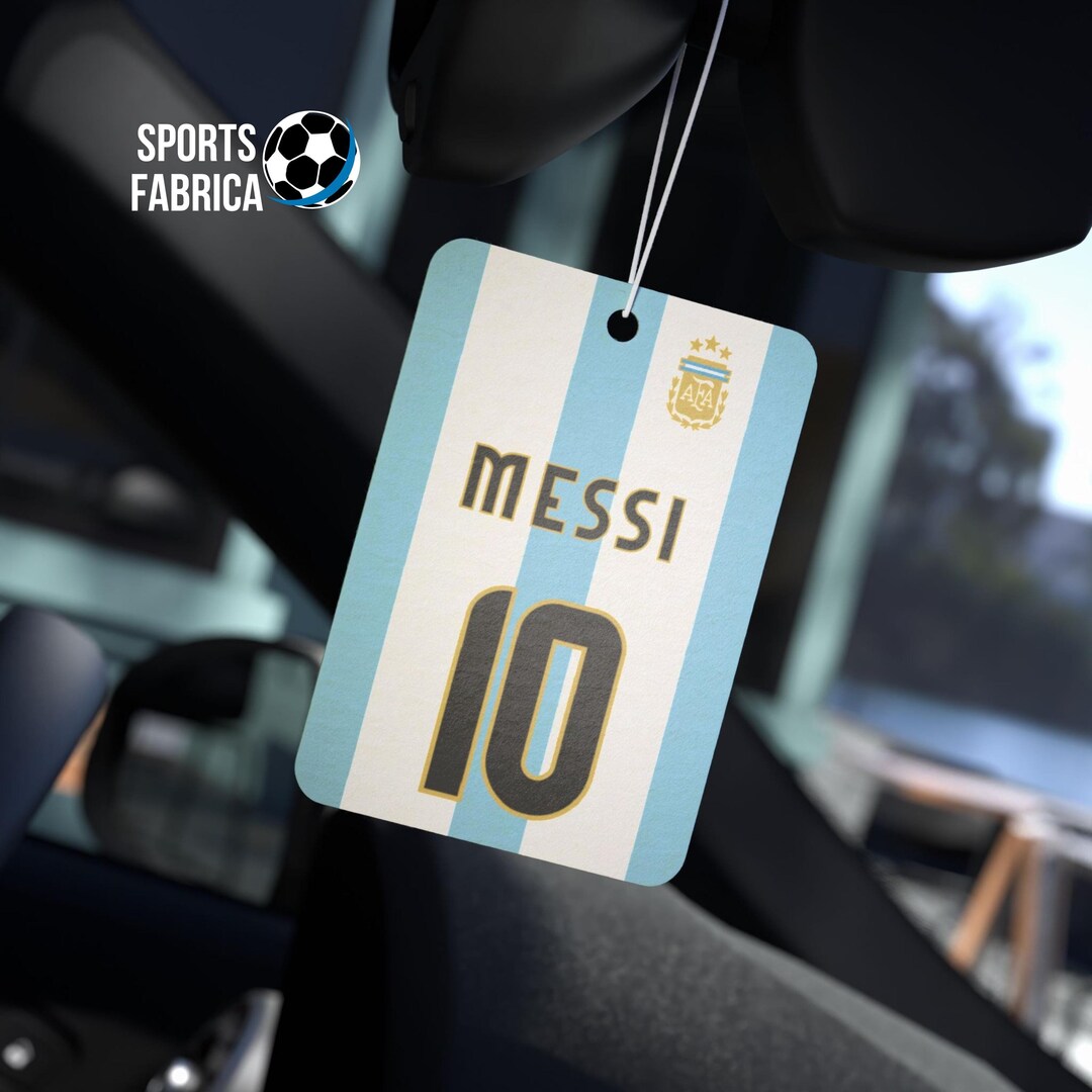 Custom Name Argentina Messi Car Air Freshener Argentina Football ...