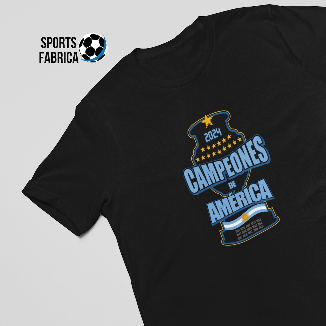 Argentina Campeones Copa America 2024 Unisex T-shirt Argentina Soccer ...