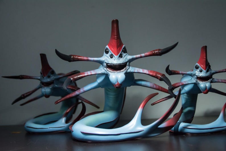 Reaper Leviathan Subnautica - Figurine en résine peinte à la main ...
