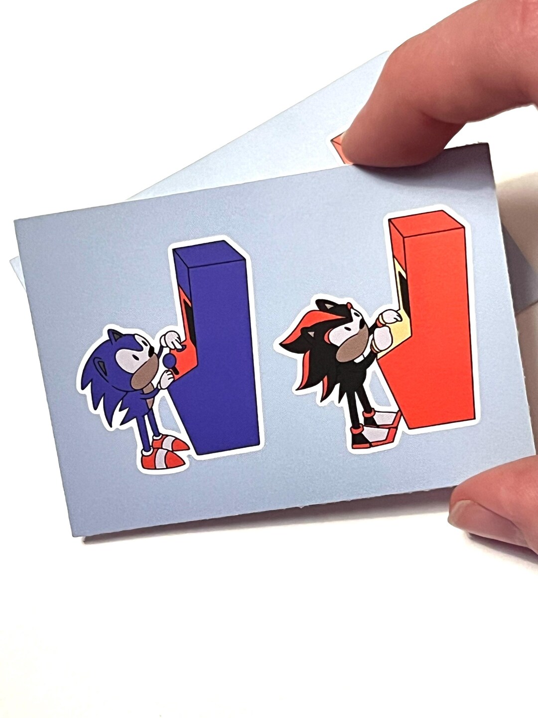 Sonic and Shadow Arcade Stickers | Video Game Sticker Sheets | Gamer ...