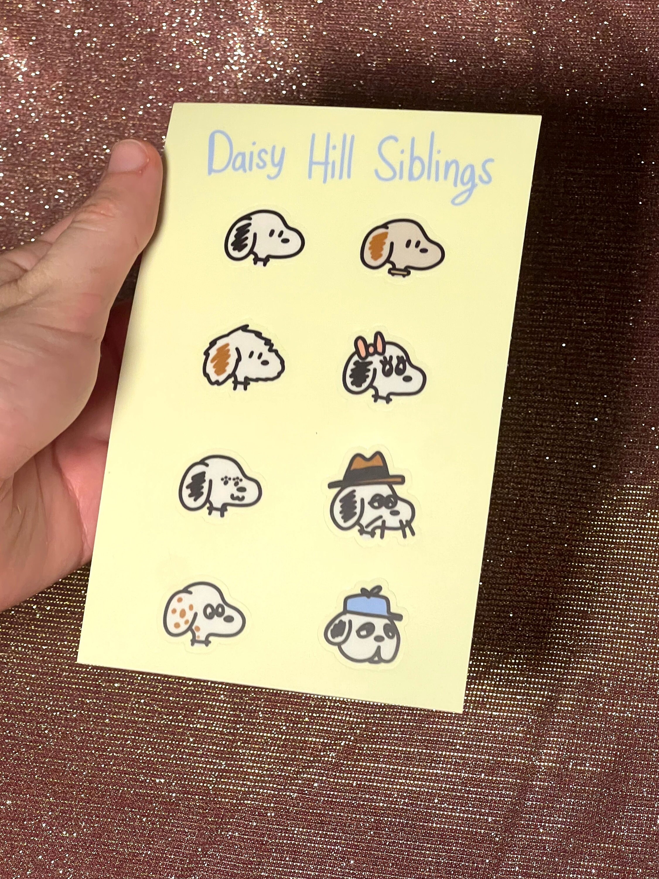 Snoop Family Stickers | Puppy Siblings Daisy Hill Cartoon | Sticker ...