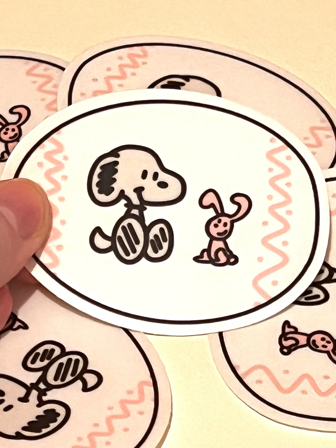 Snoop Bunny Friends Sticker | Easter Egg Beagle Spring Stickers ...