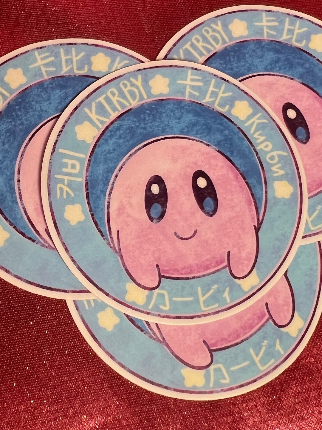 Learning Languages Kirby Sticker Video Game Character Kawaii Stickers ...