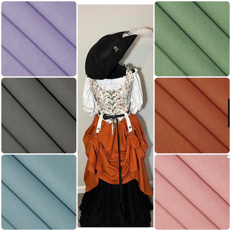 Renaissance Skirt, Peasant, Cosplay, Cottage Core, LARP, Fairy, Elf ...