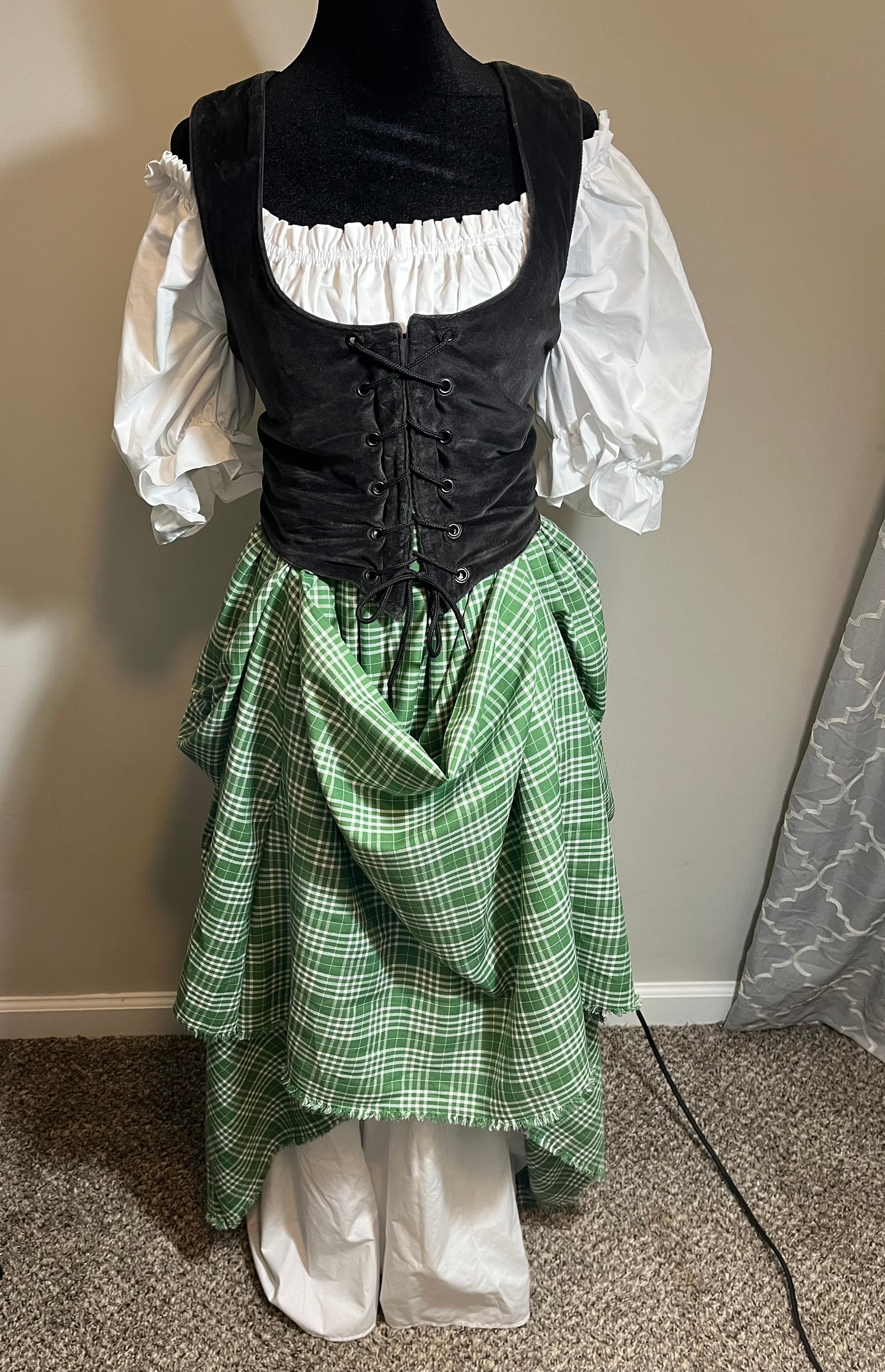 Renaissance Skirt, Peasant, Cosplay, Cottage Core, LARP, Fairy, Elf ...