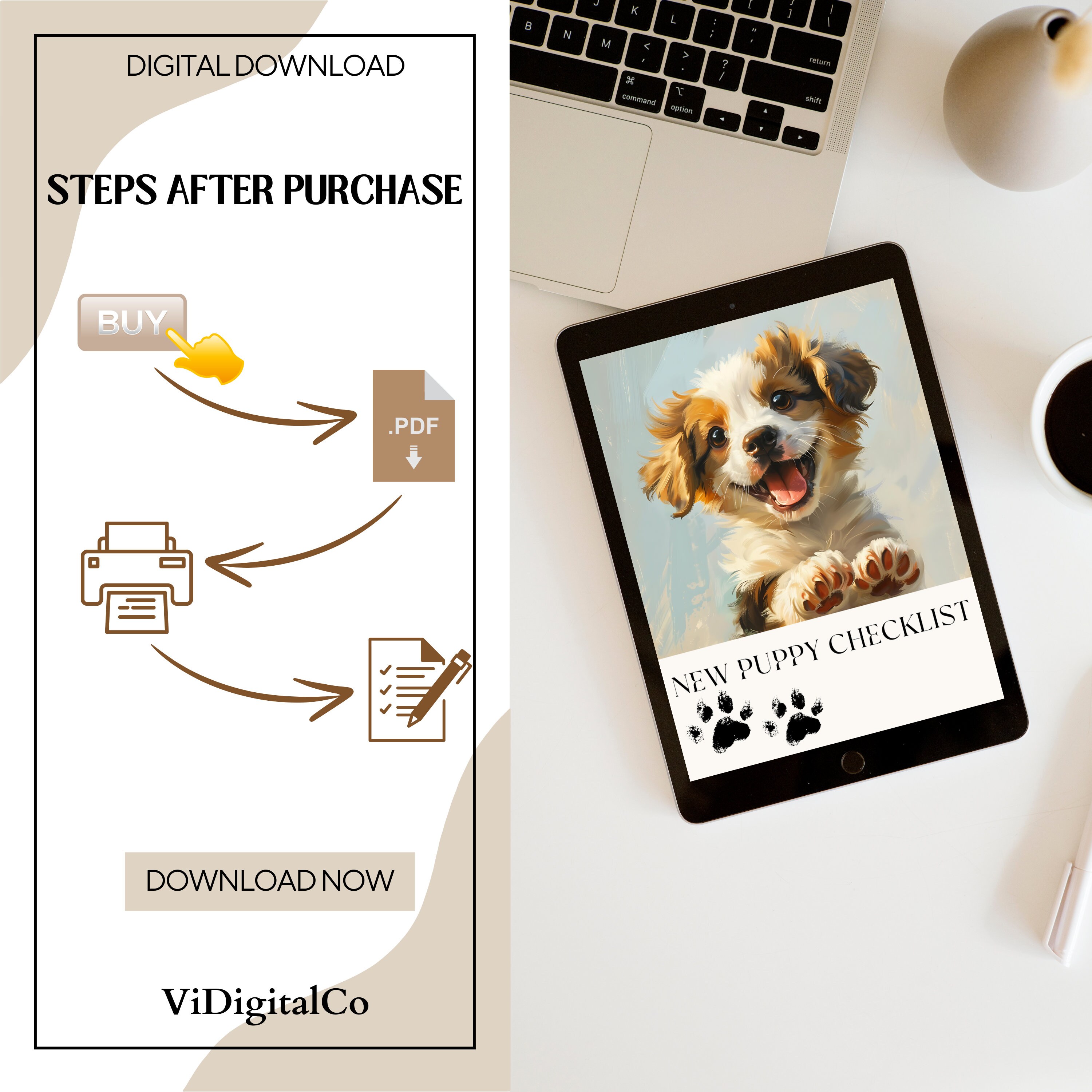 New Puppy Checklist | Guide for New Dog Owners | Puppy Planner Pet ...