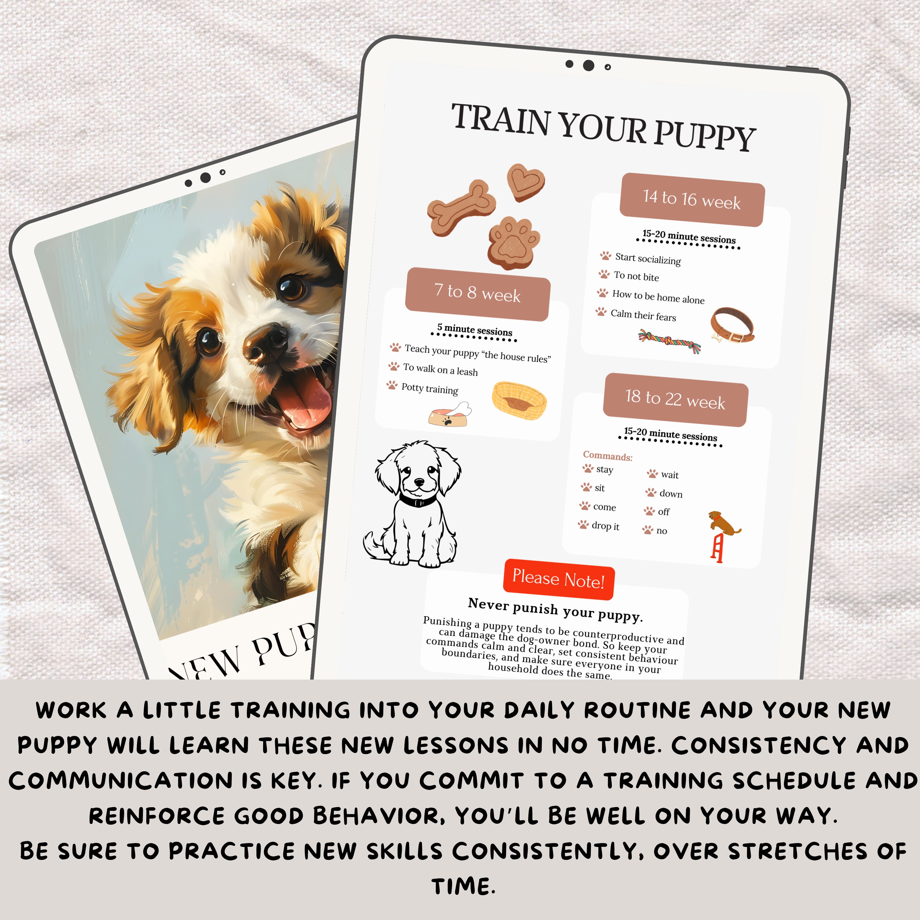 New Puppy Checklist | Guide for New Dog Owners | Puppy Planner Pet ...