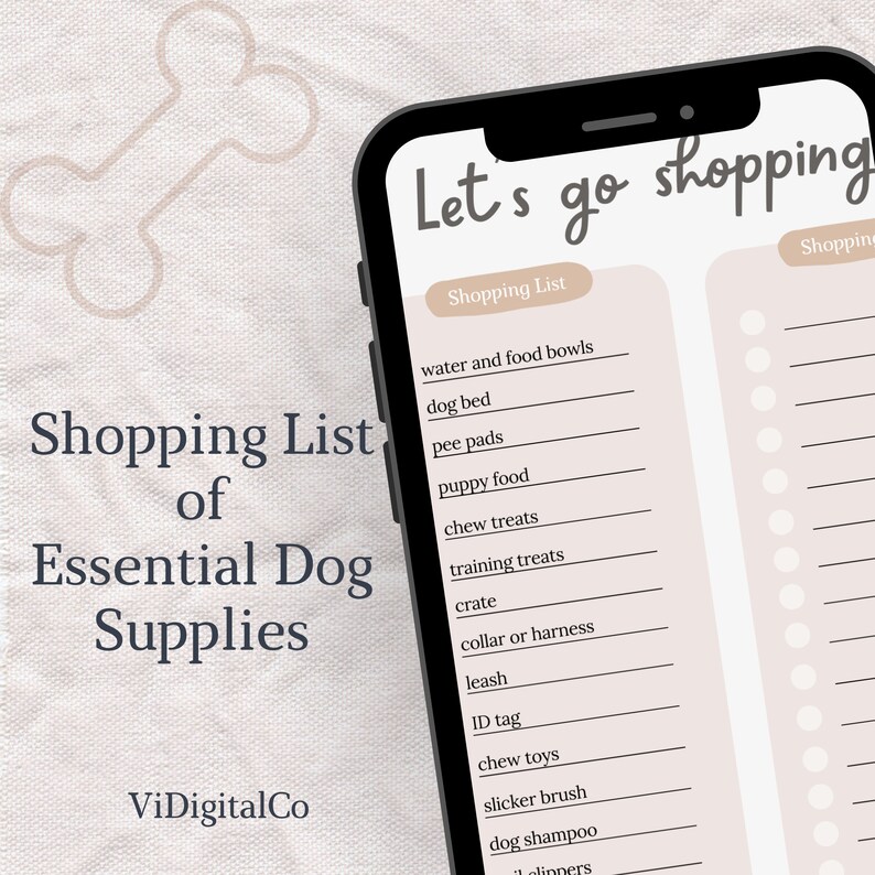 New Puppy Checklist | Guide for New Dog Owners | Puppy Planner Pet ...