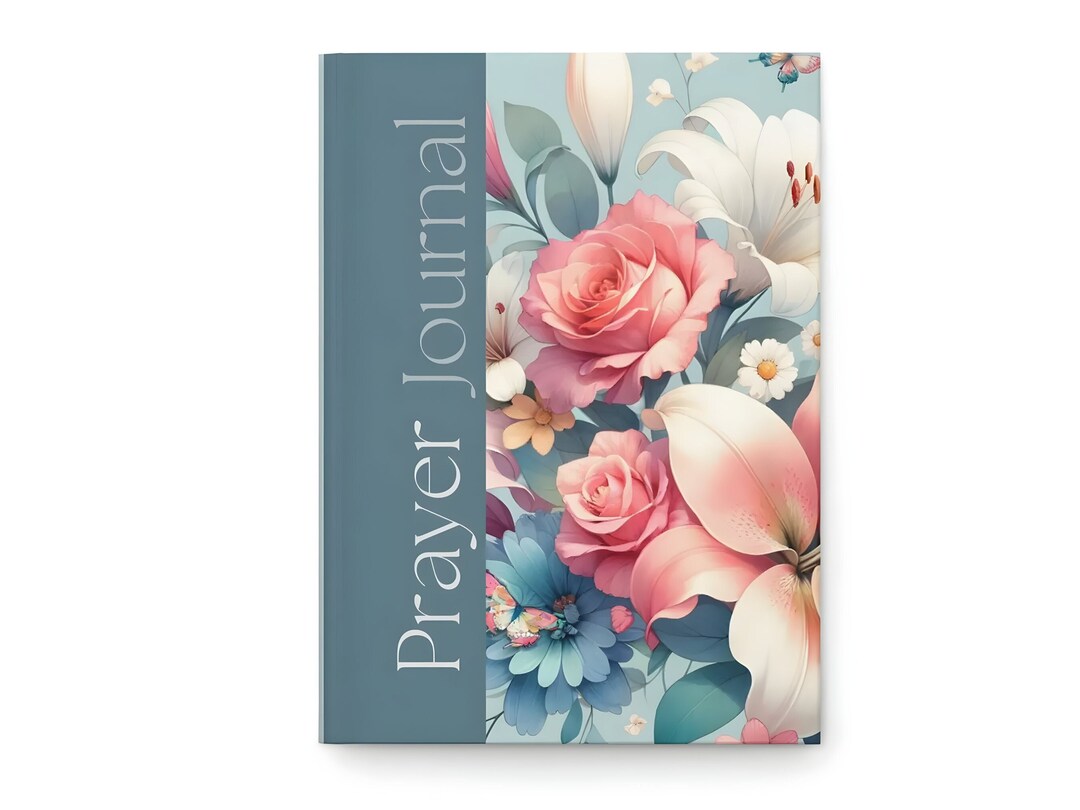 Floral Prayer Journal for Daily Reflection Inspirational Christian Gift ...