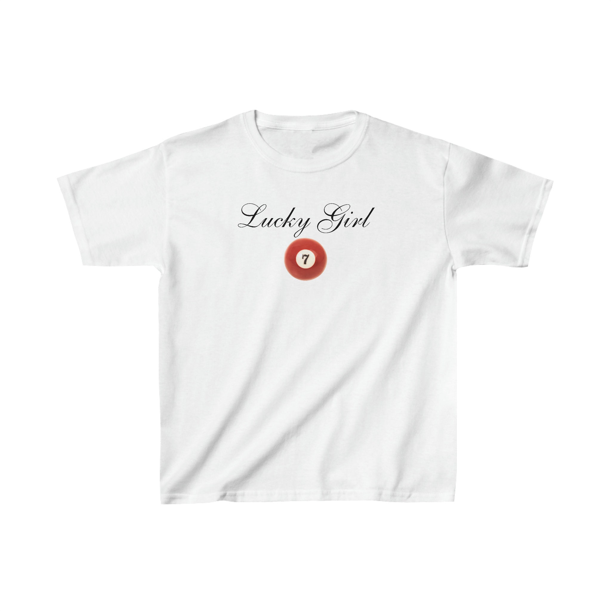 Y2k Pool Ball Graphic Baby Tee, Downtown Girl, Y2k Billiard Graphic ...