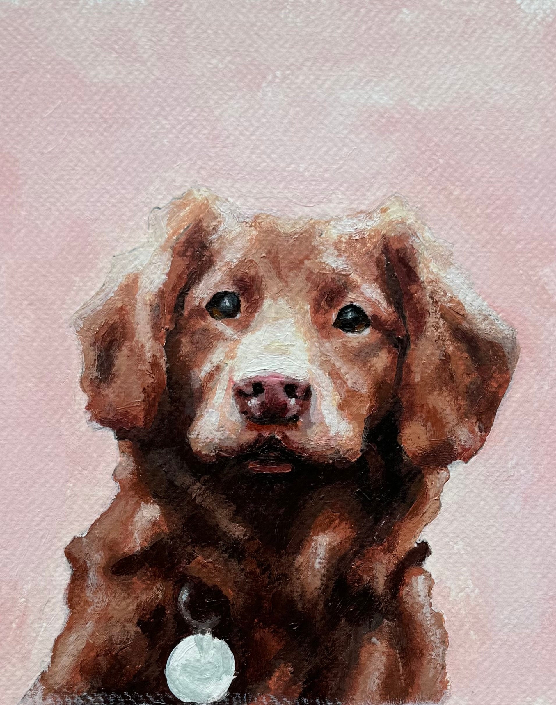 Pet Portrait Gift Drawings of Pets From Photos Acrylic Colors Royal Pet ...