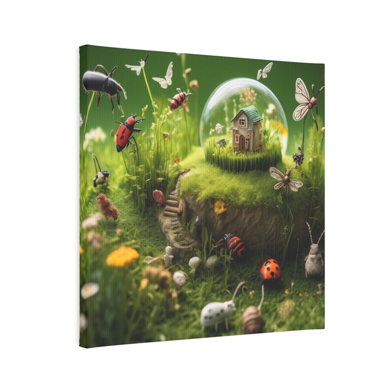 Cute Micro World Canvas Collection Photo Tile 1 - Etsy