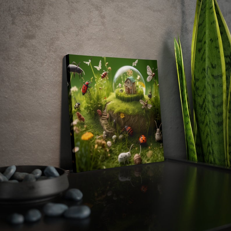 Cute Micro World Canvas Collection Photo Tile 1 - Etsy