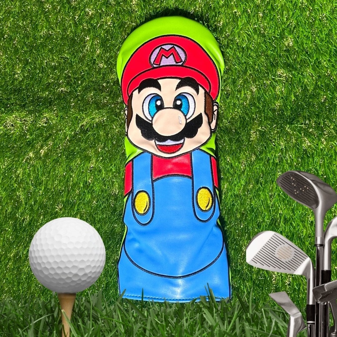 Super Brother Inspired Driver Headcover | Driver Head Cover | Golf ...