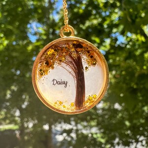 Hair Keepsake Jewelry "tree of Life" Disc Necklace, Pendant With Baby ...