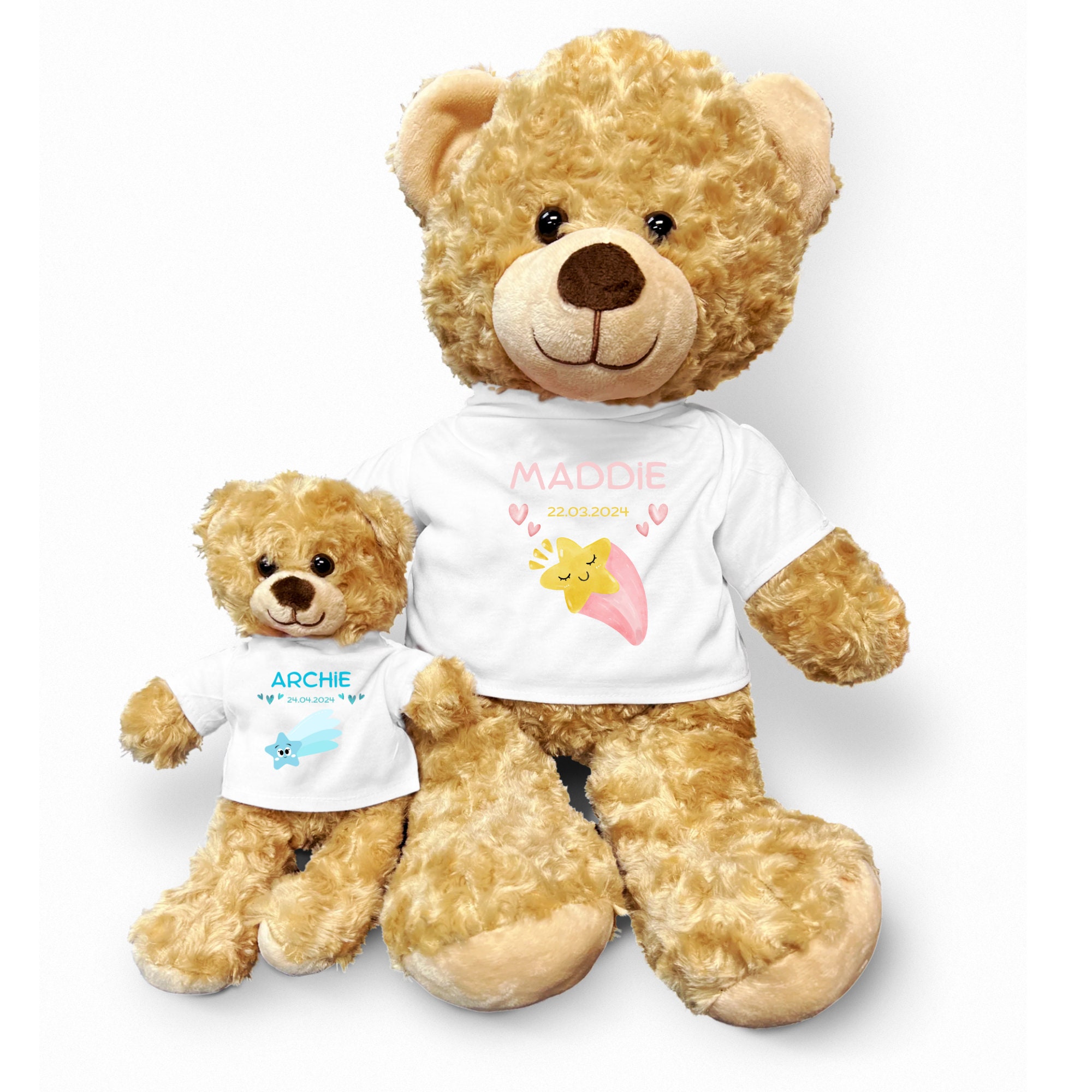 Personalized Teddy Bear, Child's Name Bear, Personalized With Child's ...