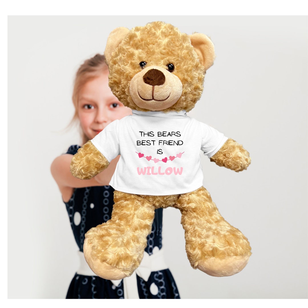 Personalized Teddy Bear, Child's Name Bear, Personalized With Child's ...