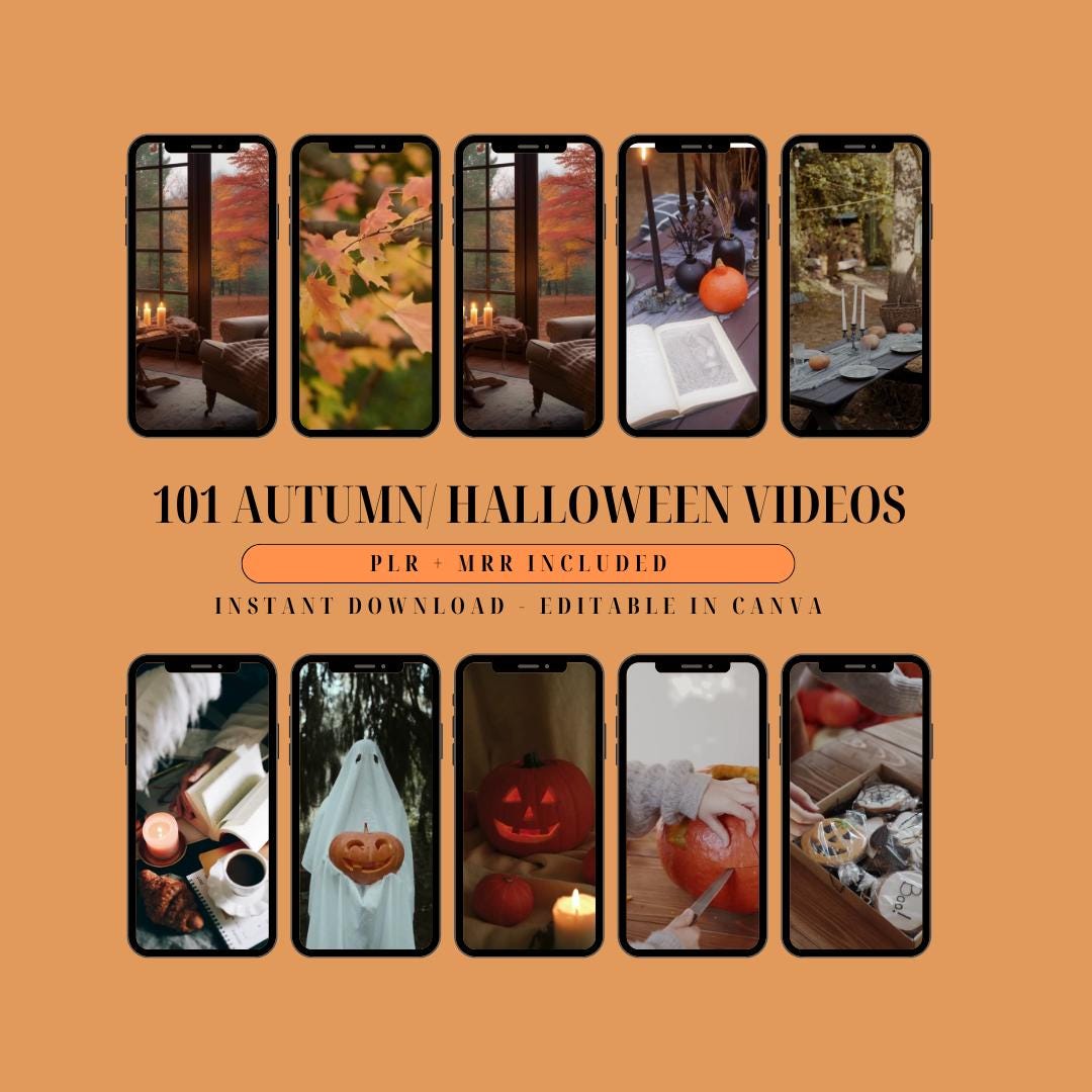101 Autumn & Halloween Reels Videos, Fall Reels, Stock Videos, Master ...
