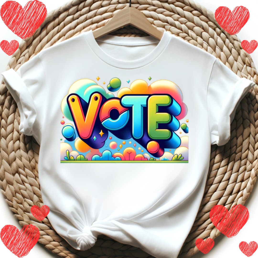 Vote PNG in Very Cute Style, Digital Download, Election Campaign,for ...