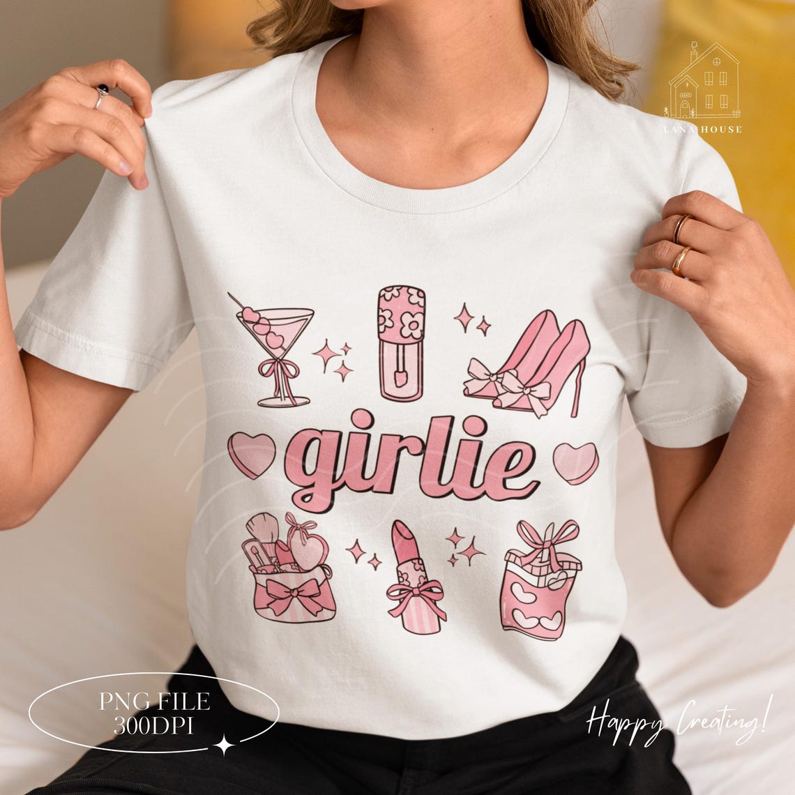 Girlie Aesthetic PNG, Pink Retro Glam Clipart, Makeup and Fashion ...