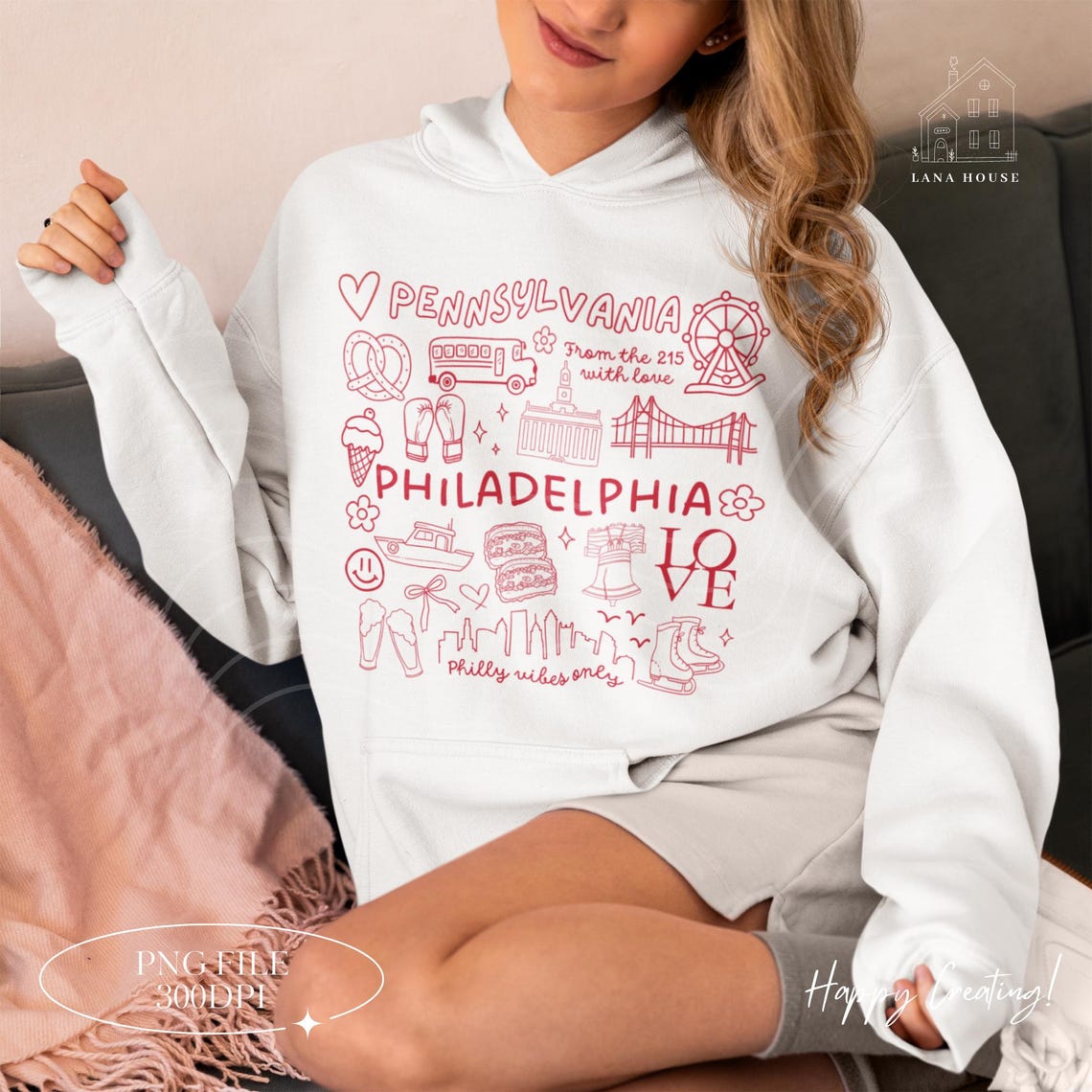 Philadelphia Icons, Pennsylvania Landmarks Png, PNG Files, I Love ...