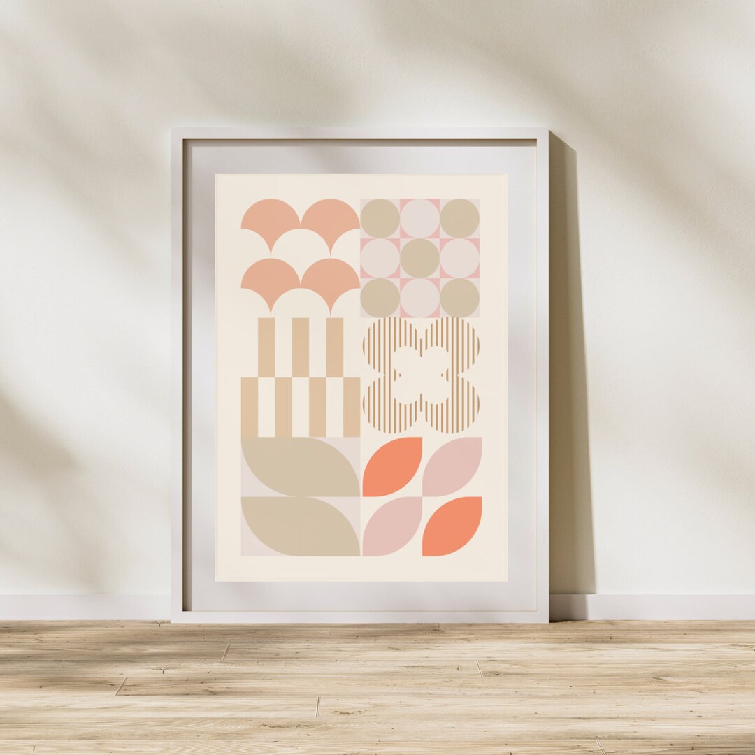 Minimalist Retro Poster, Printable Wall Art, Dorm Decor, Minimalist ...