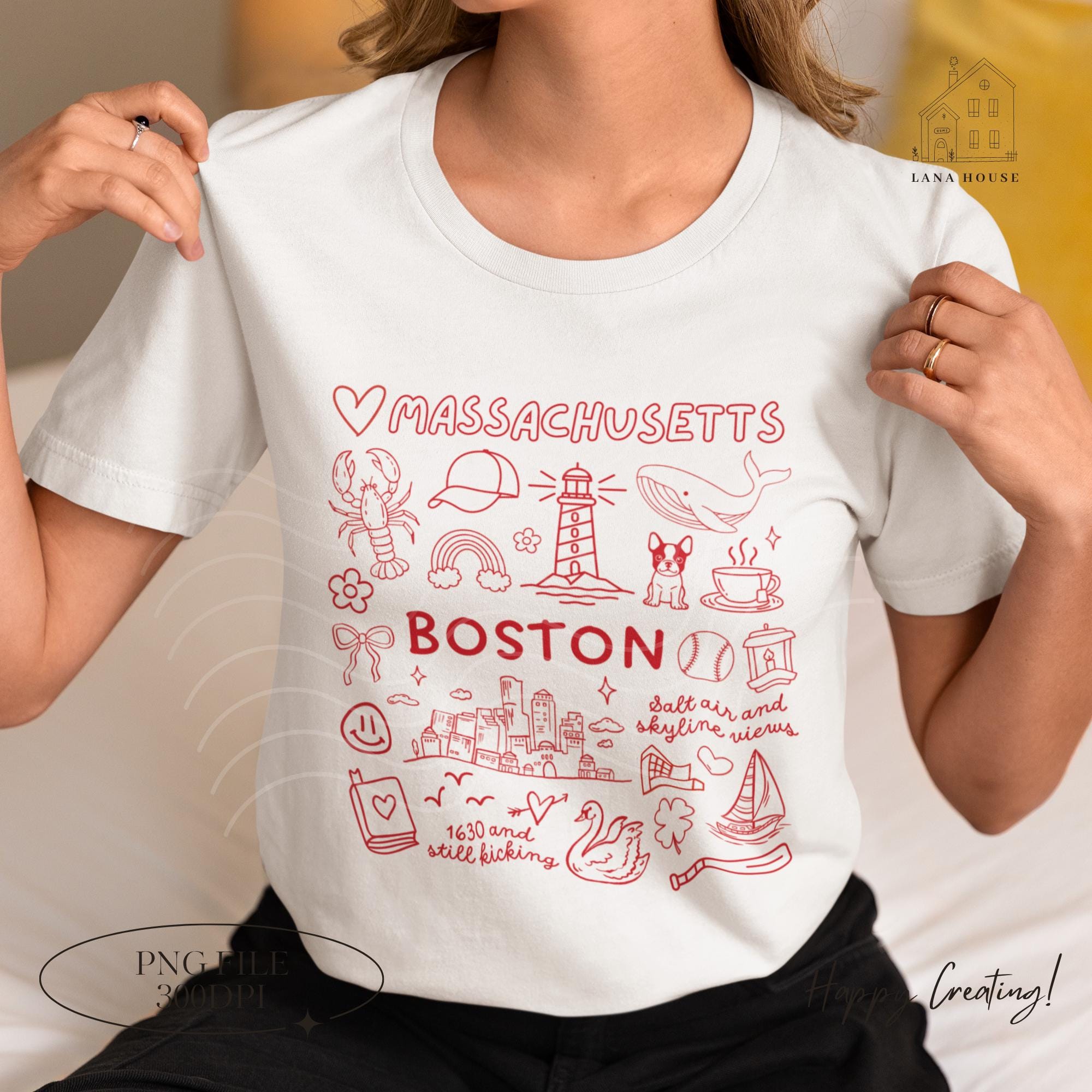 Boston Icons, Massachusetts Landmarks Png, PNG Files, I Love Boston ...