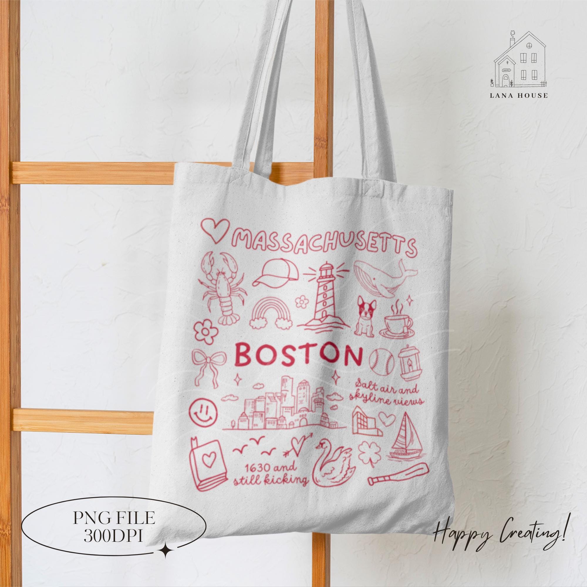 Boston Icons, Massachusetts Landmarks Png, PNG Files, I Love Boston ...