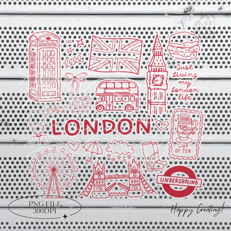 London Icons, London Landmarks Png, British Landmarks Clipart, UK Icons ...