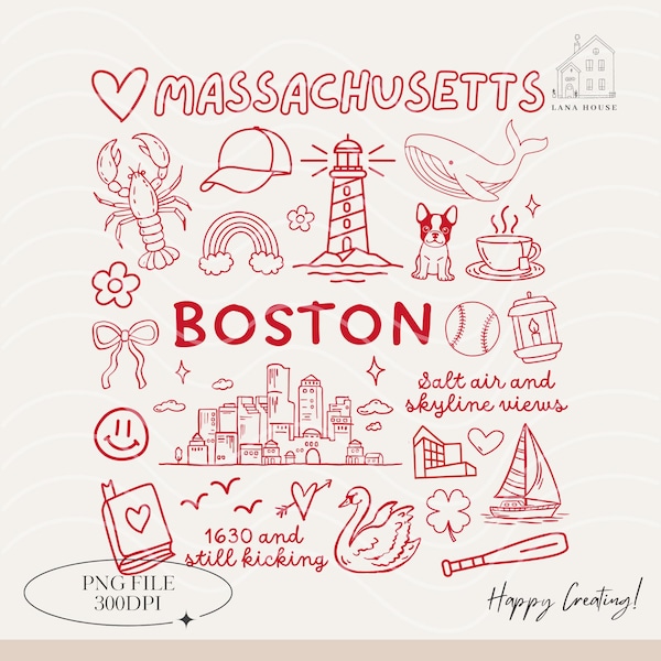 Boston Landmarks - Etsy