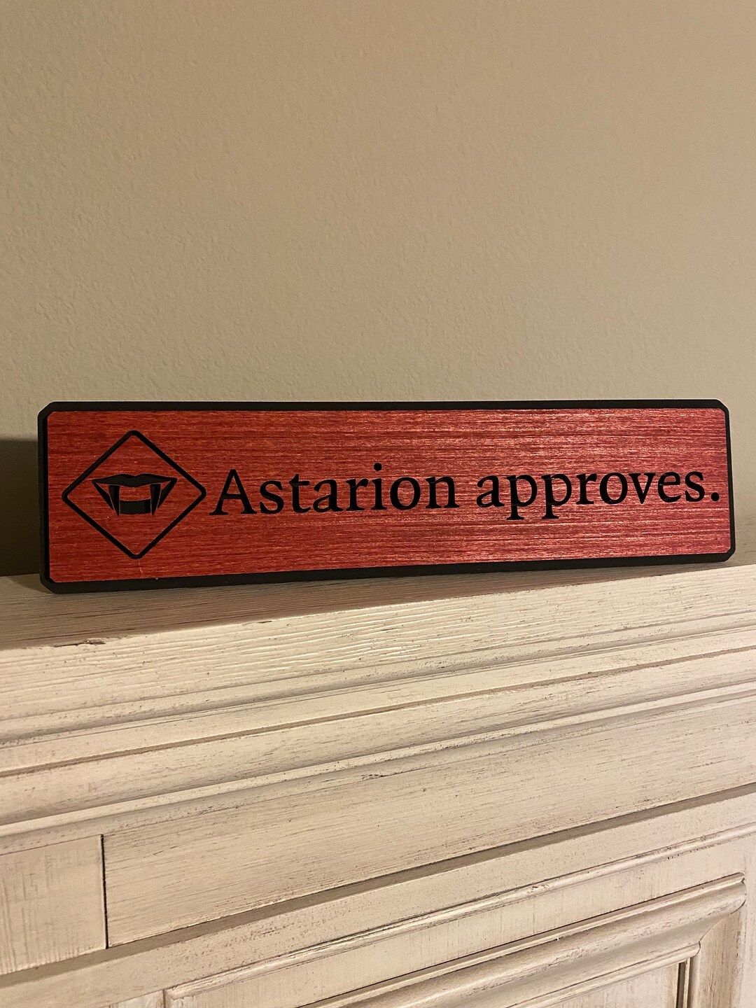 BG3 Inspired Companion Plaque Baldur's Gate 3 Wooden Sign for Desk or ...