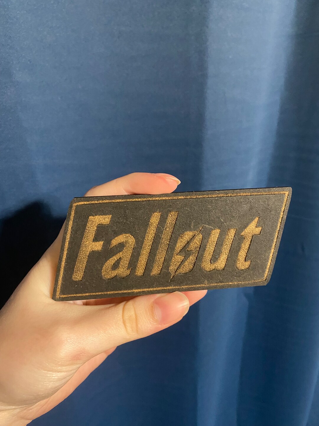 Fallout 4 Inspired Mini Logo Sign Hand-painted Wooden Signage Fallout ...
