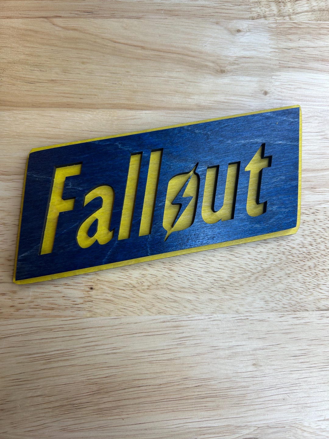 Fallout 4 Inspired Logo Sign | Hand-painted Wooden Signage | Fallout TV ...