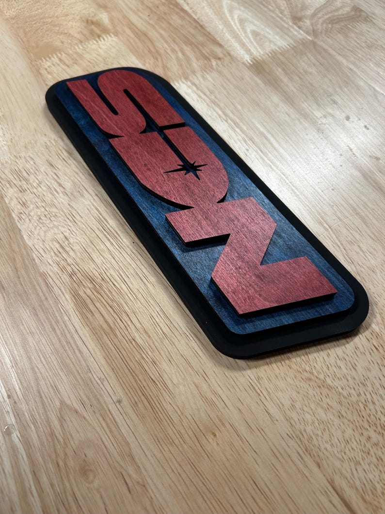 SDN Wooden Plaque | Superhero Dispatch Network Desk Decor - Etsy