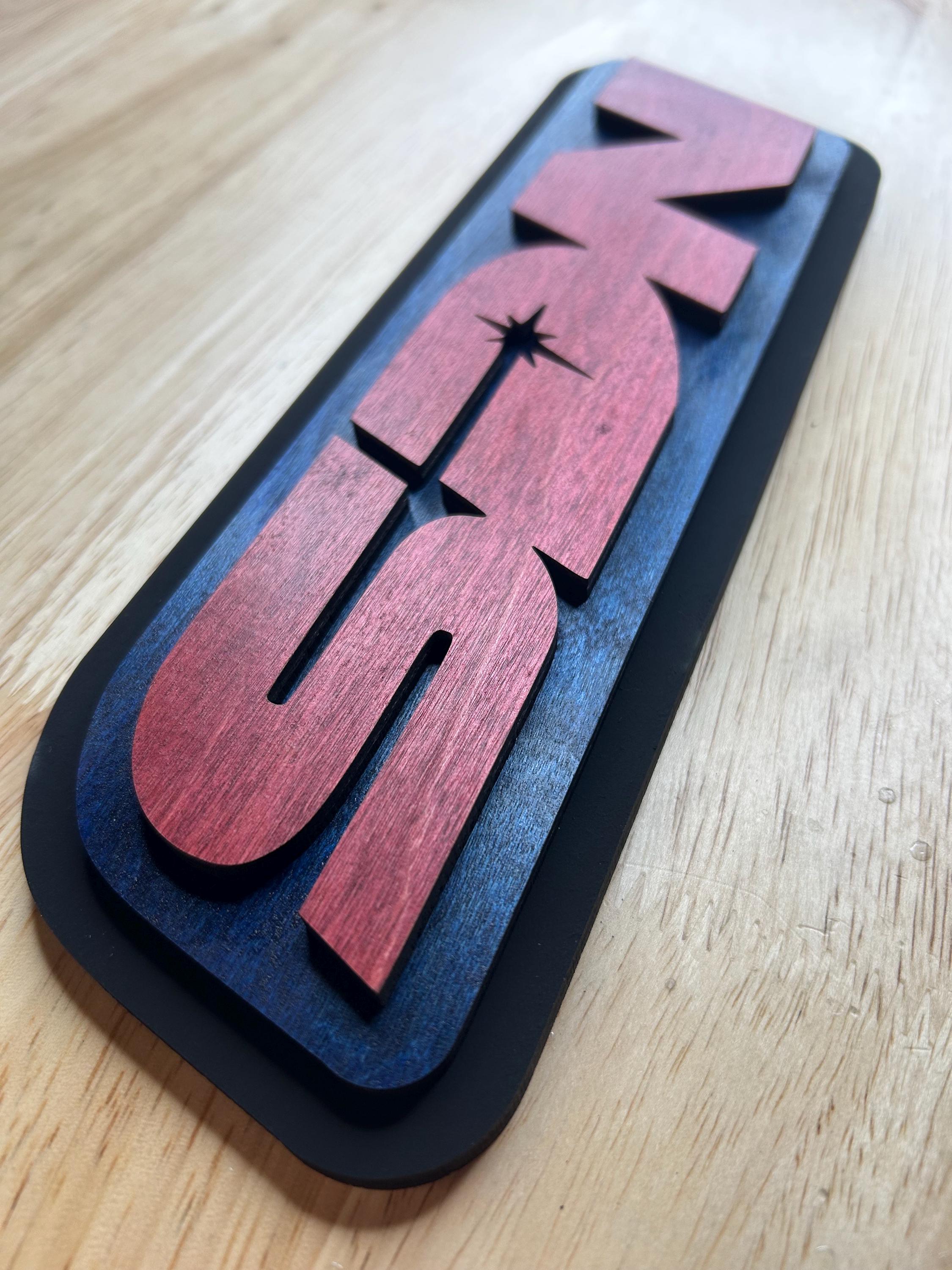 SDN Wooden Plaque | Superhero Dispatch Network Desk Decor - Etsy