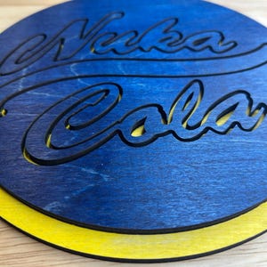 Nuka Cola Fallout 4 Inspired Logo Sign | Hand-painted Wooden Signage ...