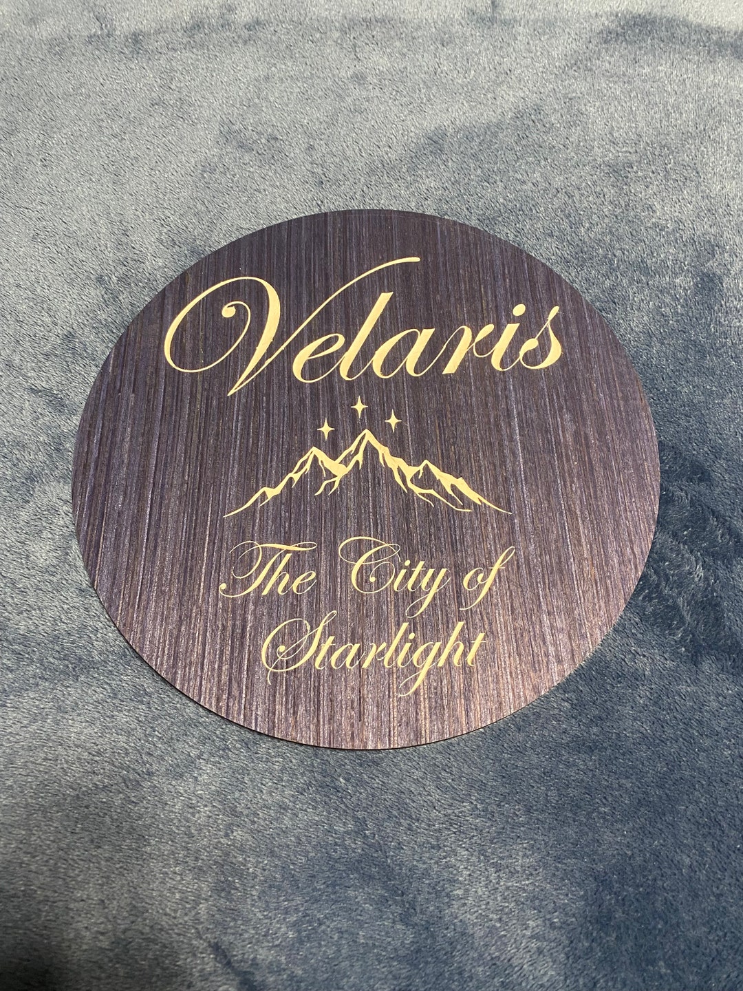 Hand-painted ACOTAR Inspired Wooden Sign Welcome to Velaris, the City ...