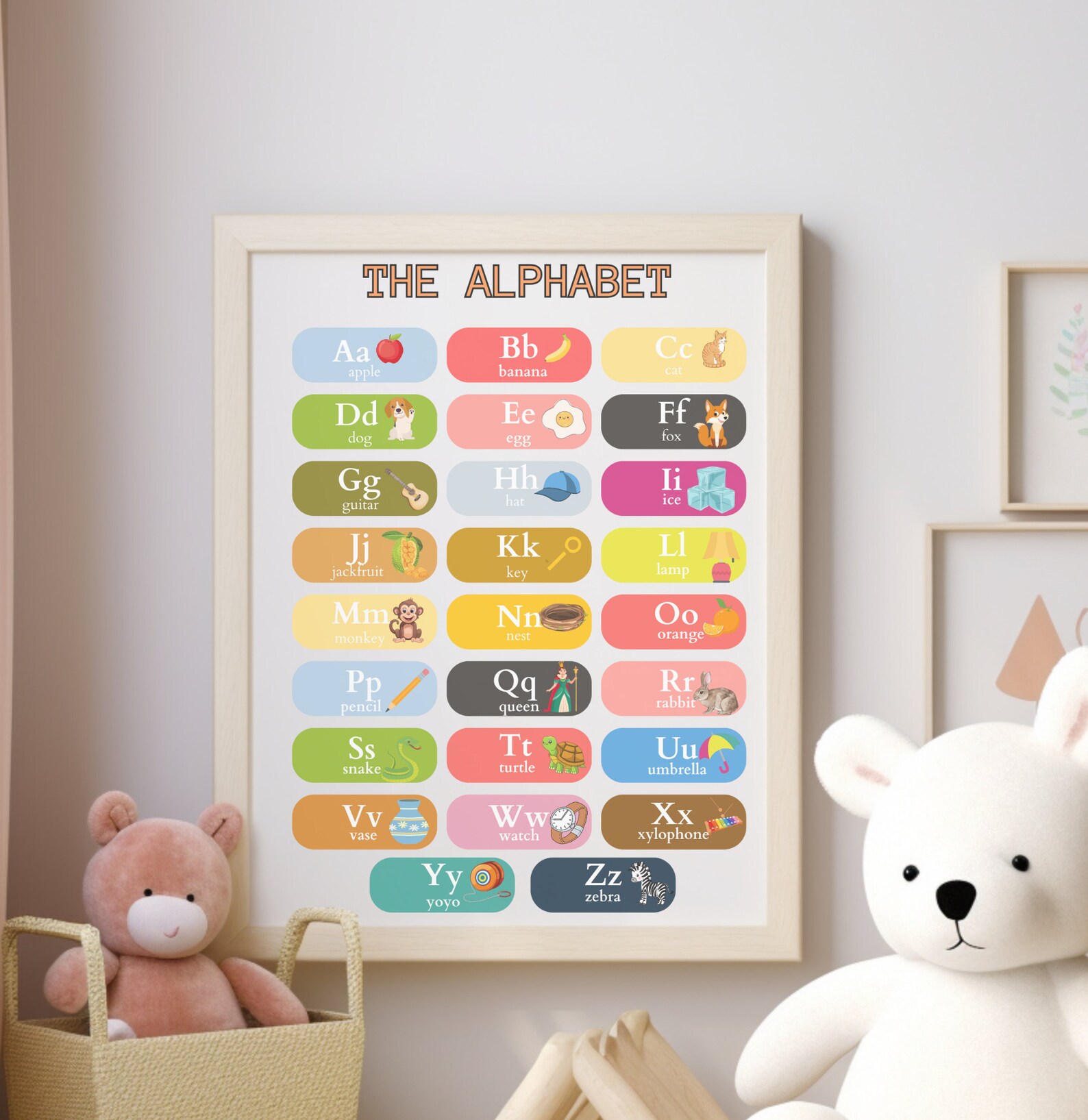 Digital Set of 6 Educational Wall Art, Classroom Posters, Homeschool ...