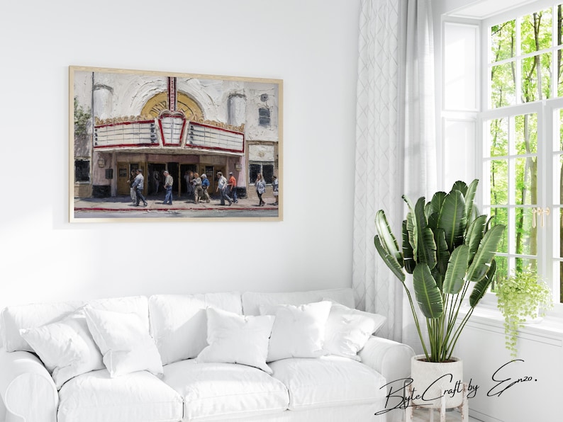 Cinema Decor Printable, Theatre Room Wall Art, Home Movie Room Print ...