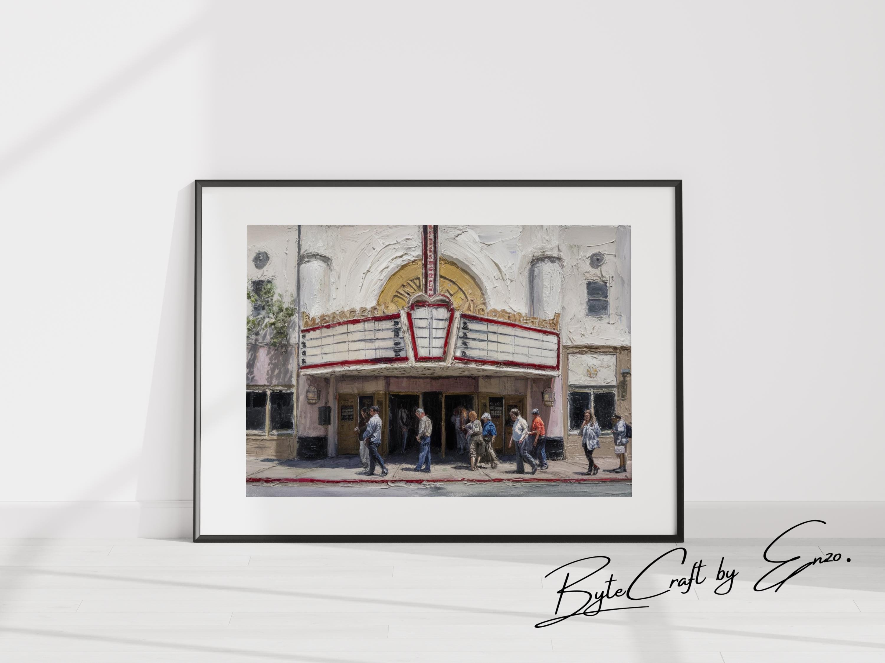 Cinema Decor Printable, Theatre Room Wall Art, Home Movie Room Print ...